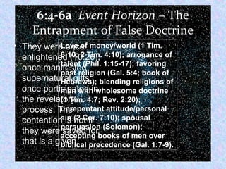 Hebrews chapter 5:11-6:10 | PPT