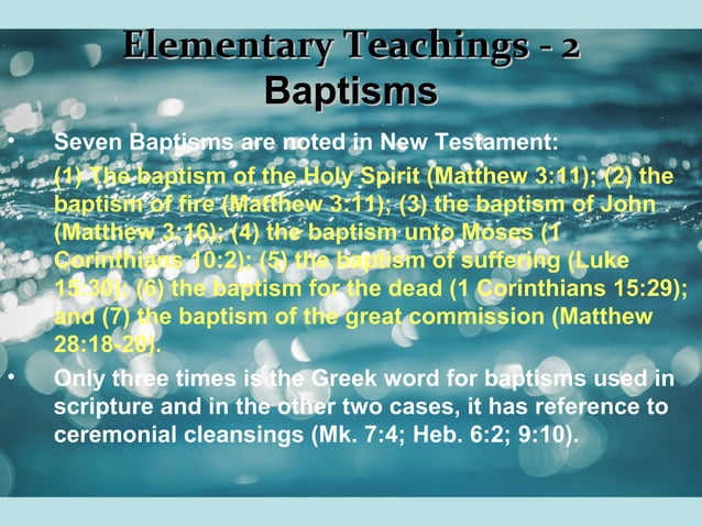 Hebrews chapter 5:11-6:10 | PPT