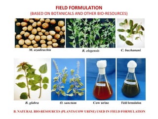 Use of local bio-resources in farming to enhance income - Prof. Dr. H ...