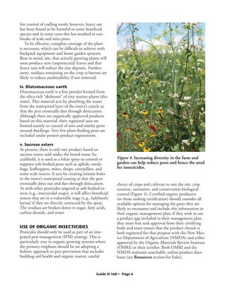 Selection and Use of Insecticides for Organic Production - New Mexico ...