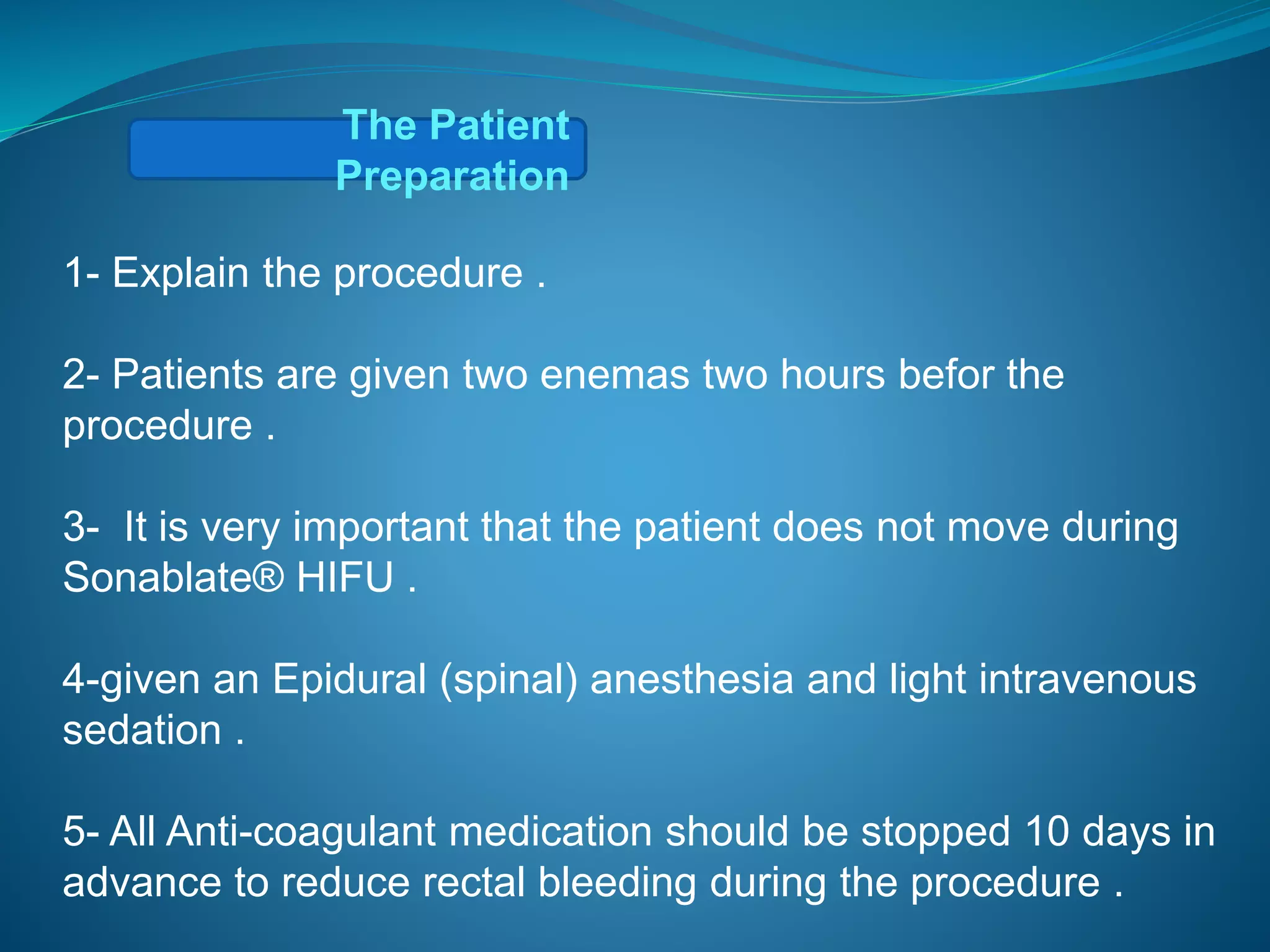 HIFU Technique of Prostate Cancer | PPTX | Cancer | Diseases and Conditions