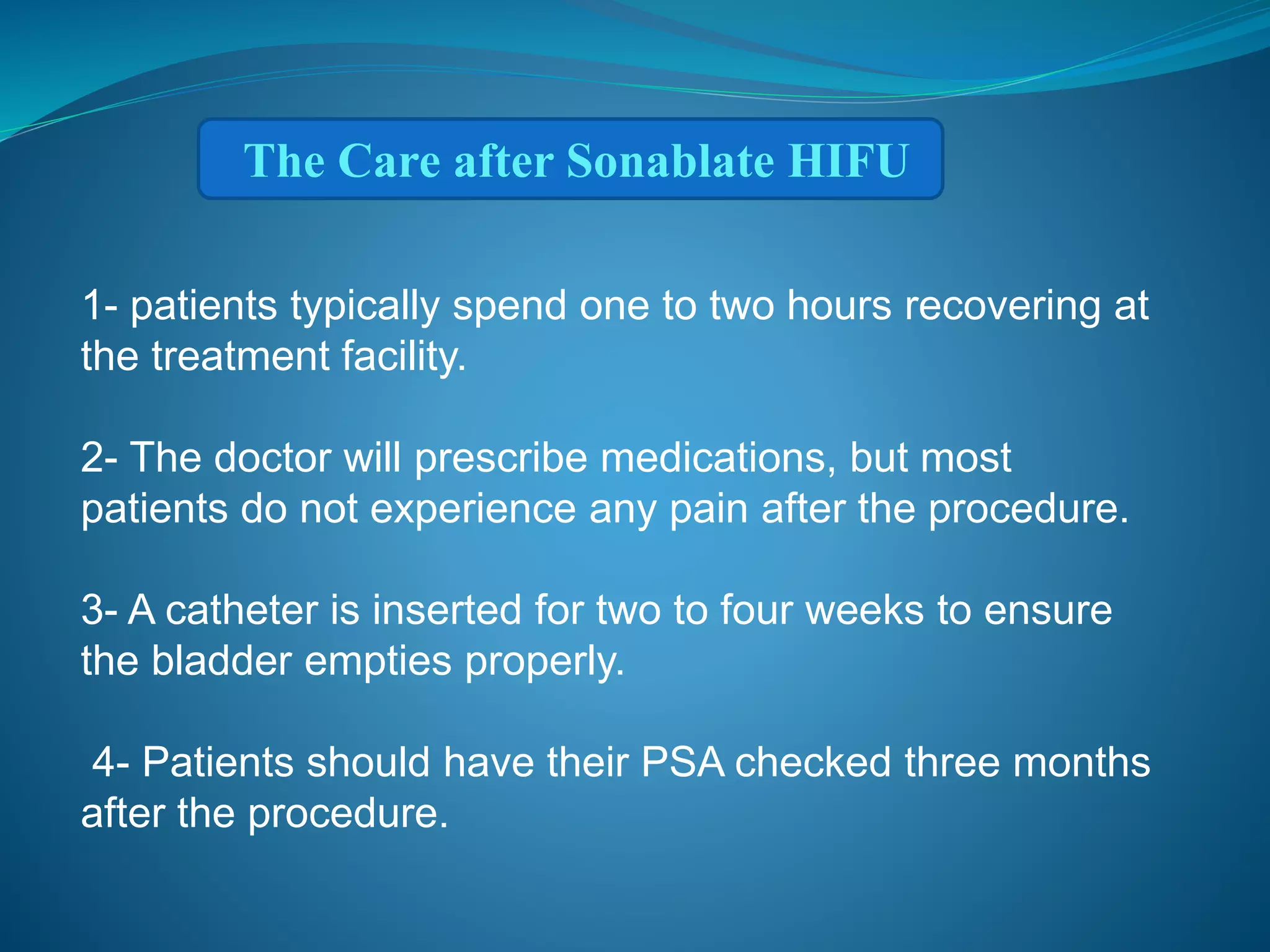 HIFU Technique of Prostate Cancer | PPTX | Cancer | Diseases and Conditions