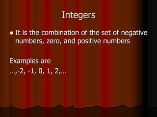The real number system | PPT