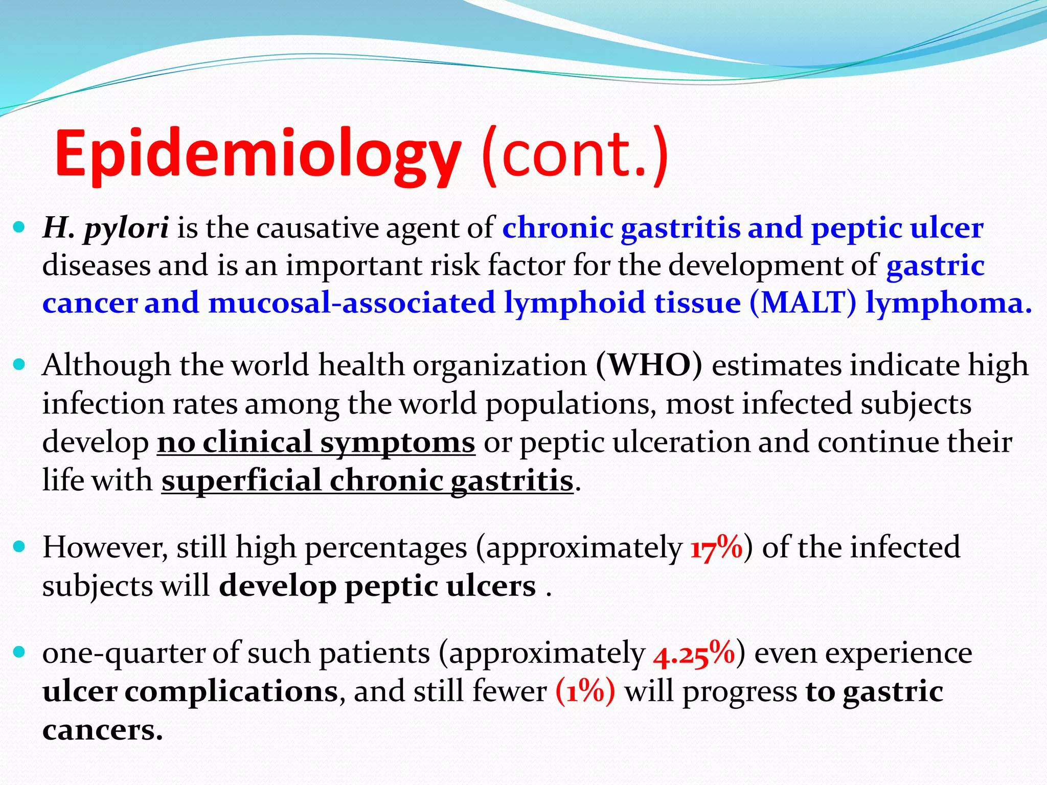Helicobacter pylori and Peptic Ulcer disease | PPTX