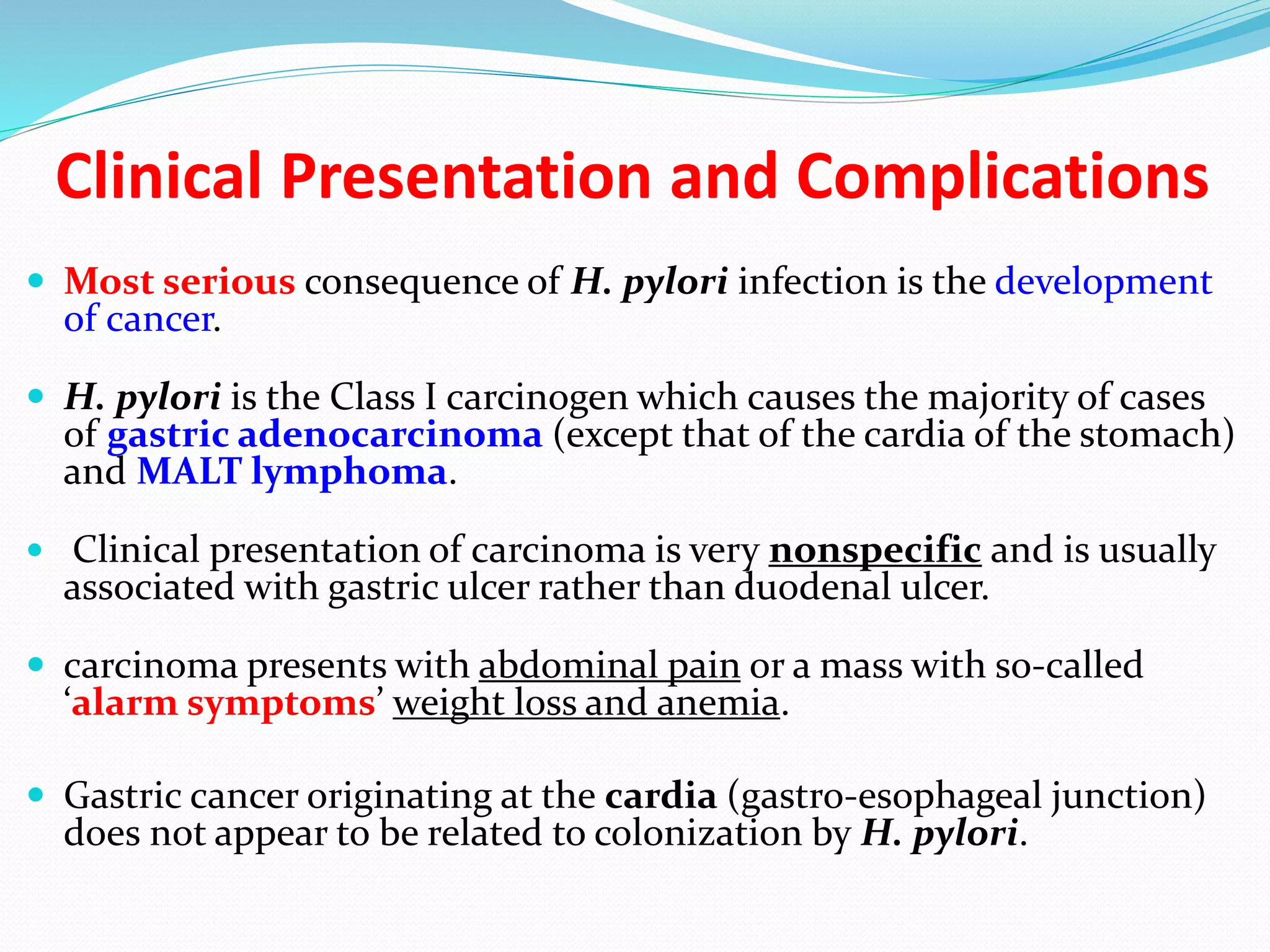 Helicobacter pylori and Peptic Ulcer disease | PPTX