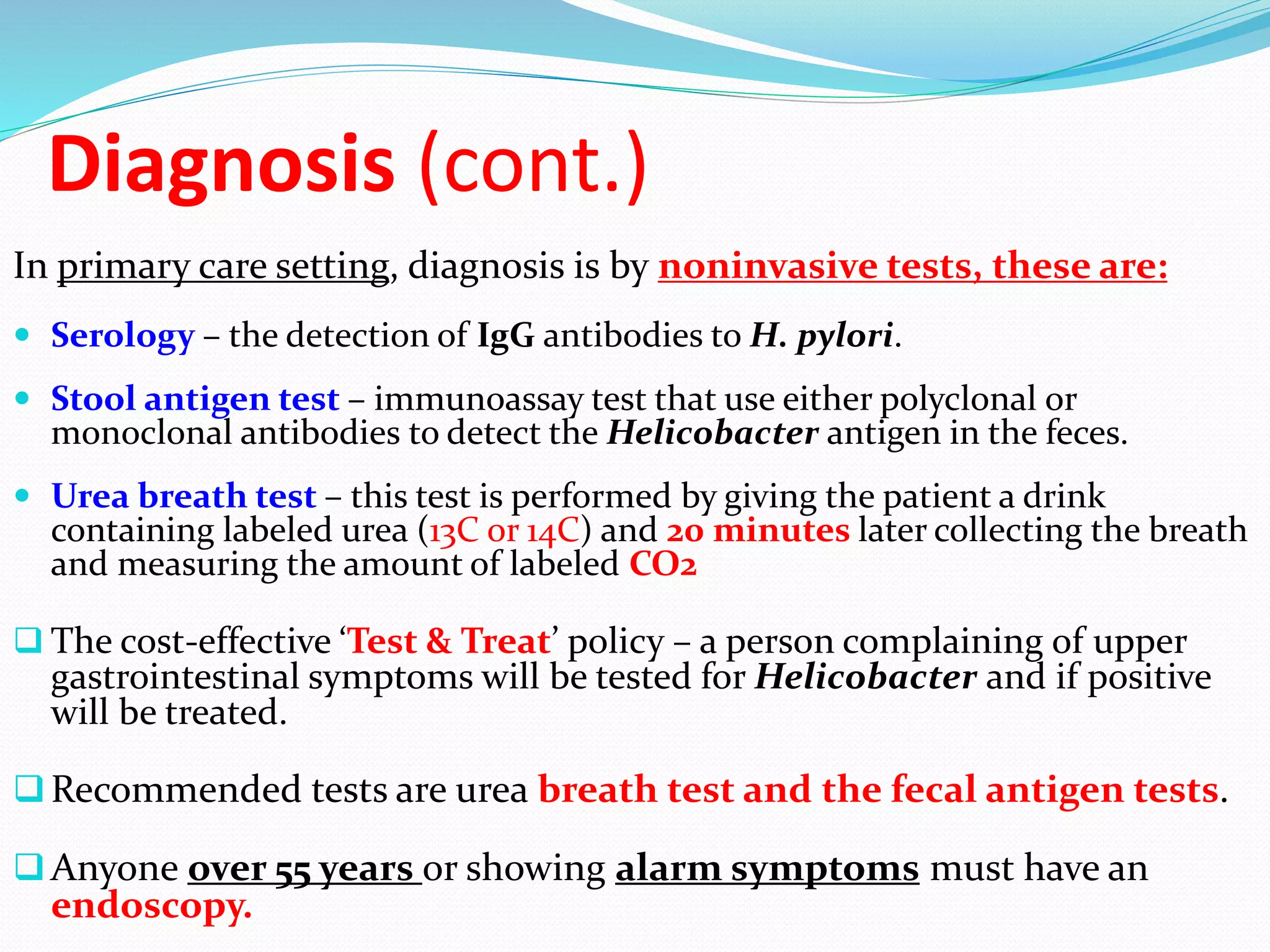 Helicobacter pylori and Peptic Ulcer disease | PPTX