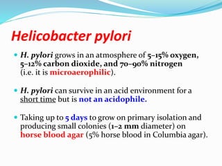 Helicobacter pylori and Peptic Ulcer disease | PPTX