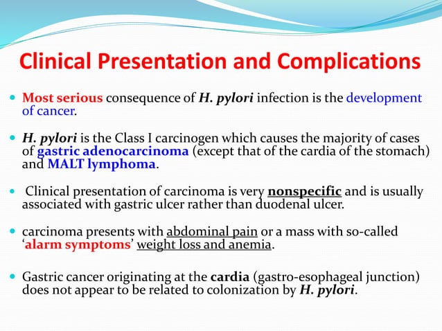 Helicobacter pylori and Peptic Ulcer disease | PPTX
