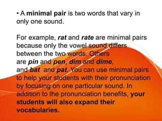 How to Teach Vowel Pronunciation in English (For ESL Students) | PPTX