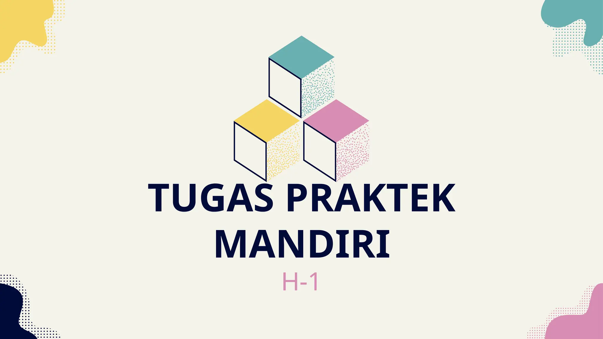 H-1 TABULAMPOT untuk pengerjaan rskk pada hari pertama | PPT