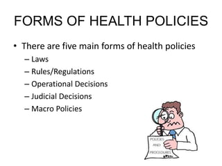 Health policies | PPTX