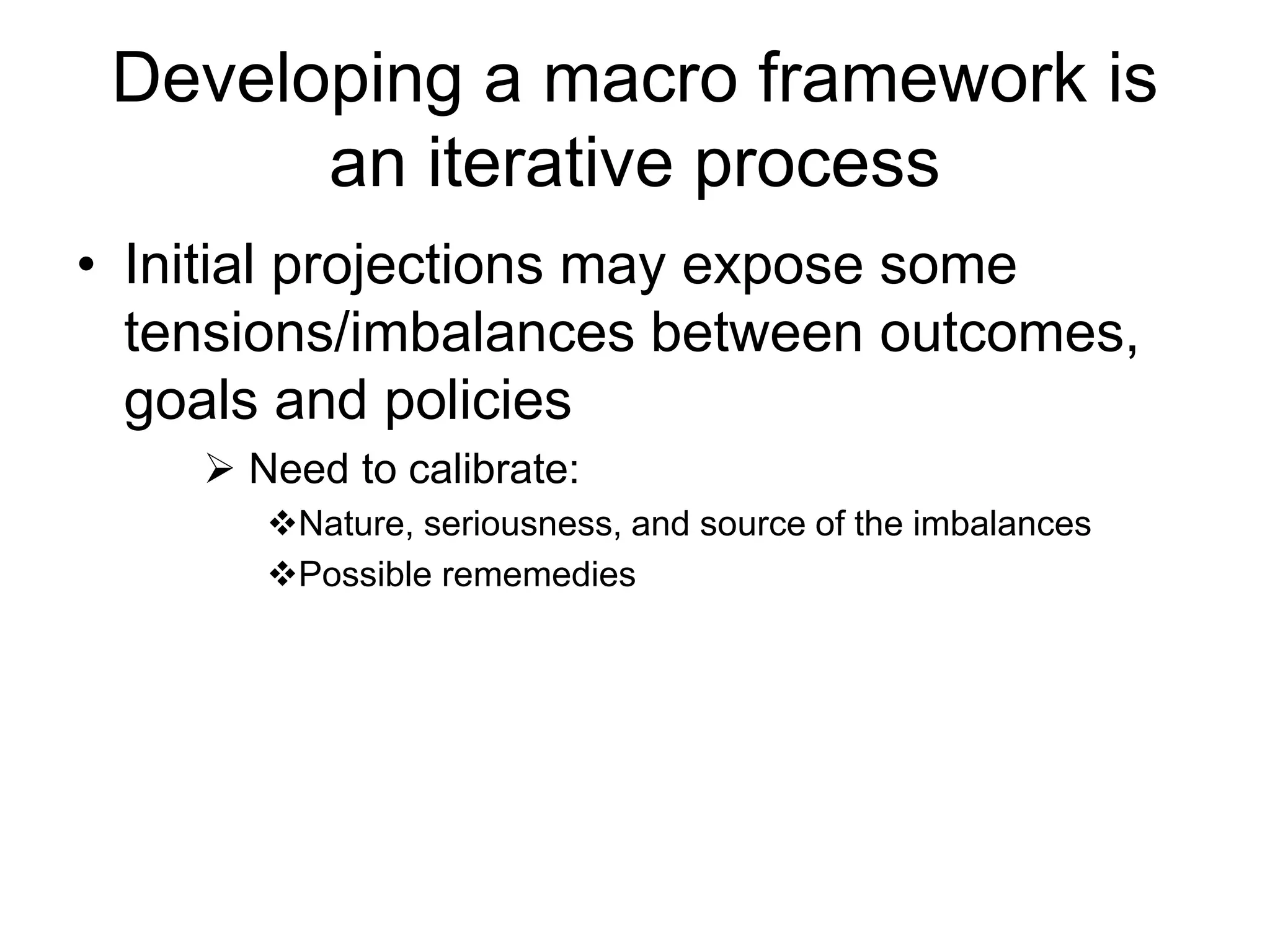 the macroeconomic framework | PPT