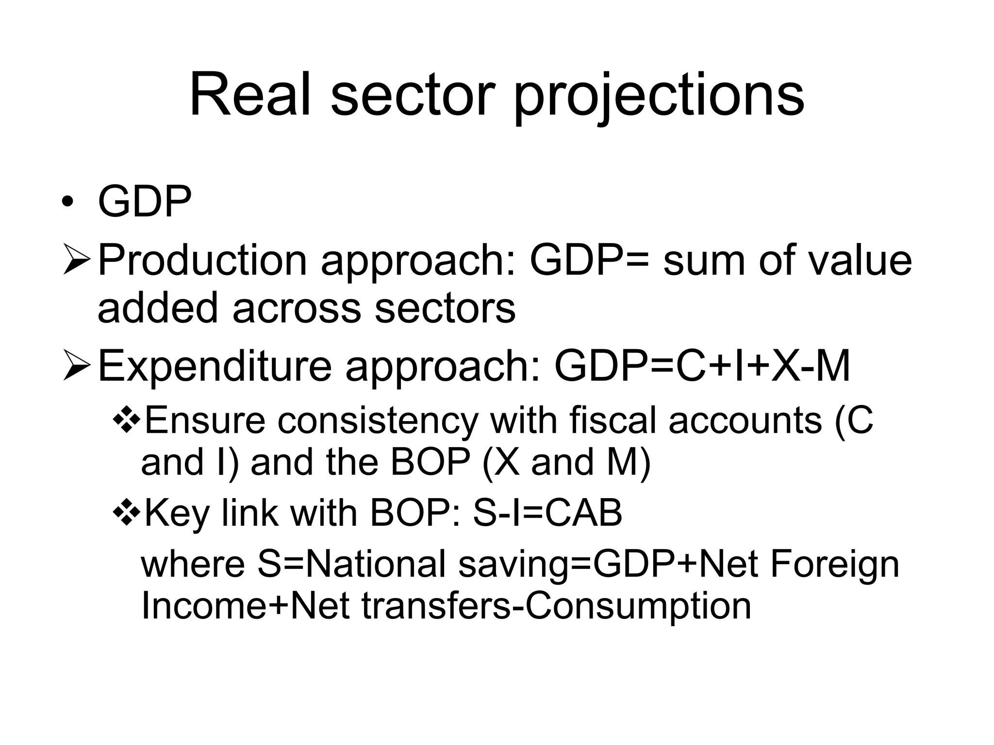 the macroeconomic framework | PPT
