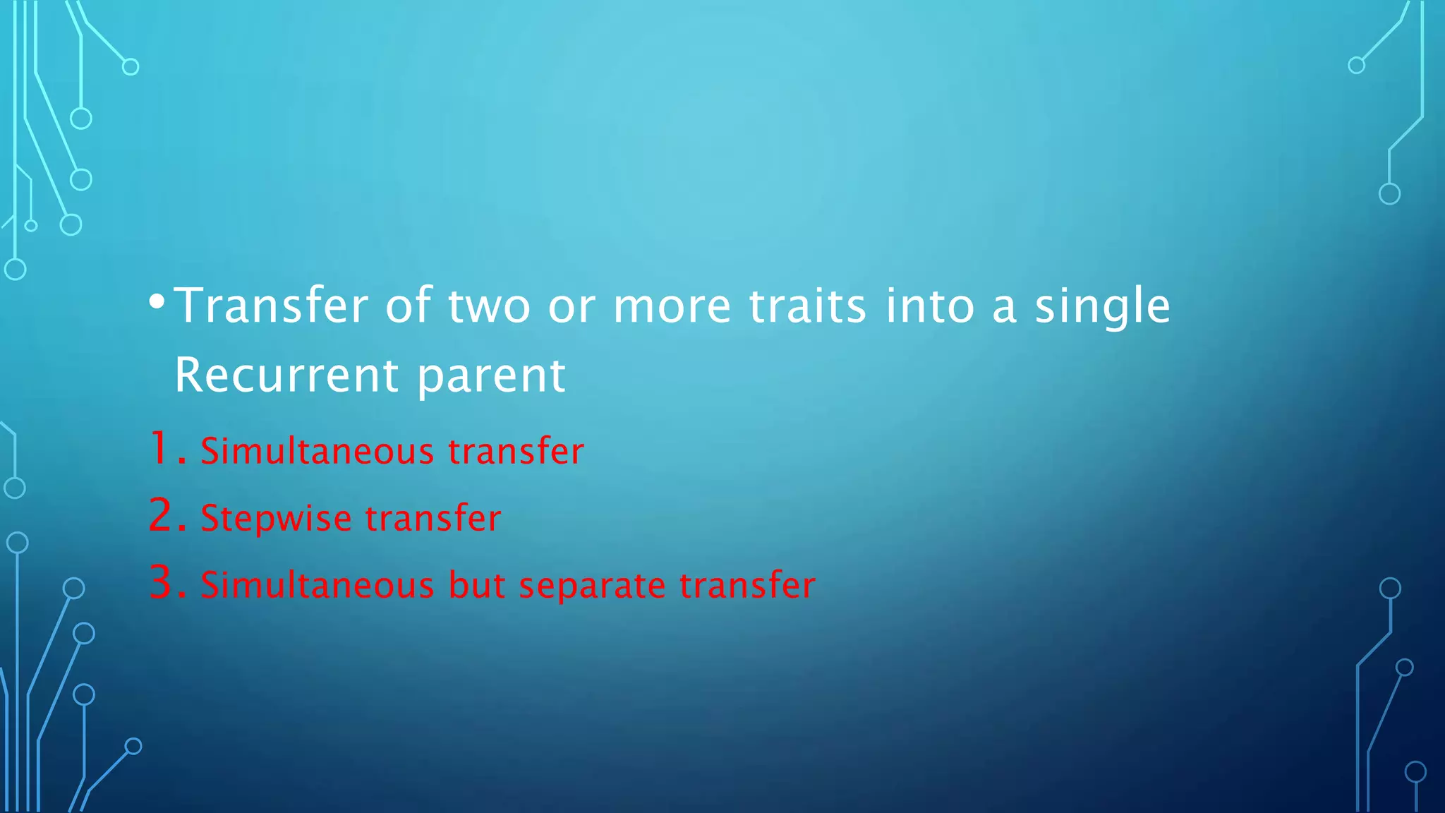 Back Cross Breeding Method | PPTX