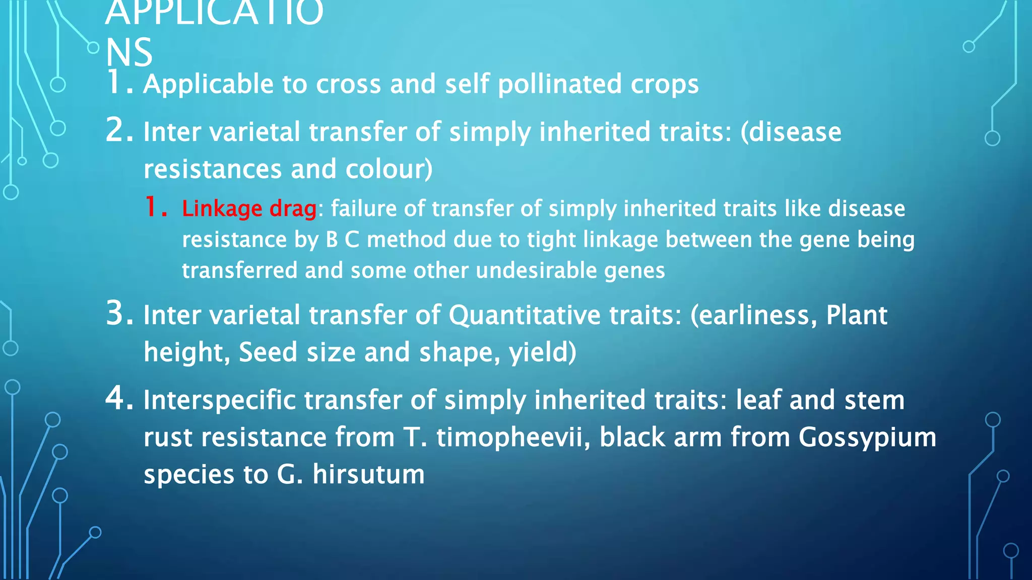 Back Cross Breeding Method | PPTX