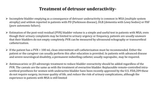 Anticholinergic and Mirabegron in Detrusor Overactivity | PPT