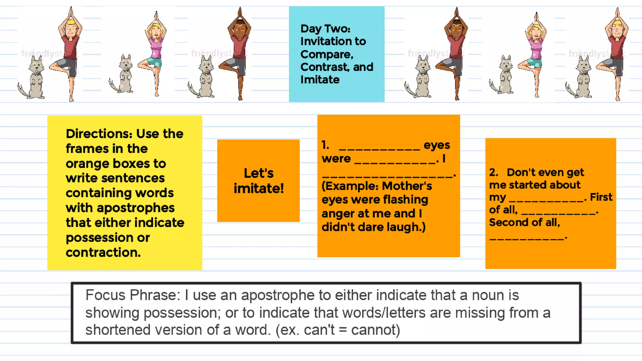 H.s. apostrophes possession and contraction (1) | PPT