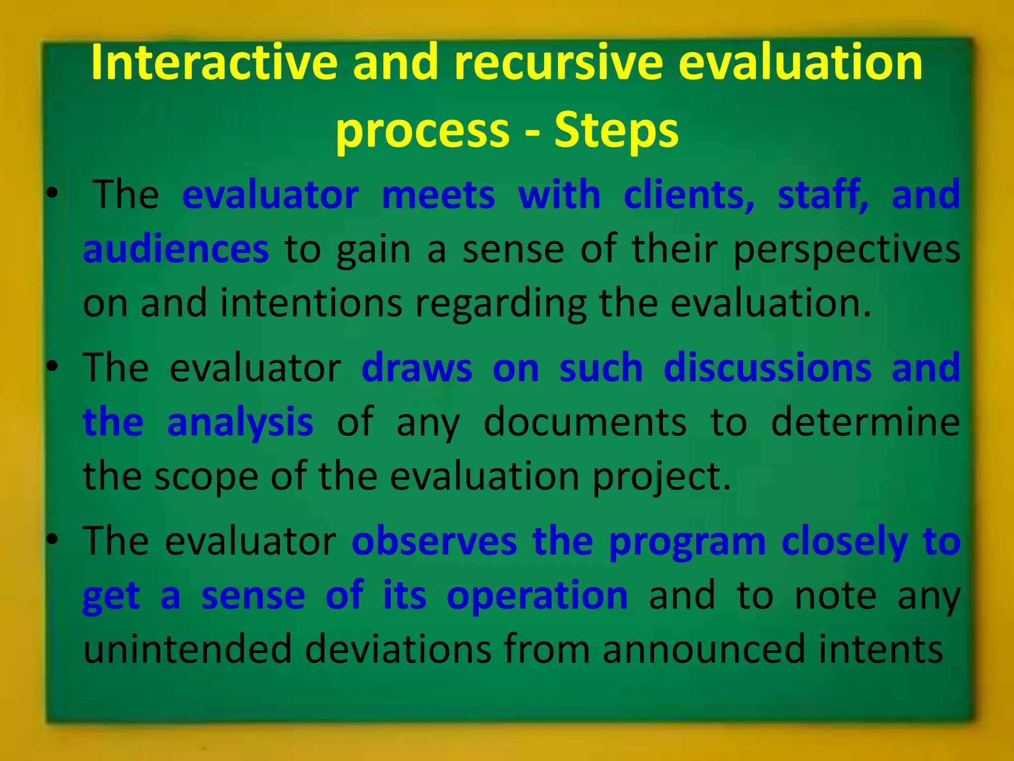 Stake's Model of curriculum Evaluation | PPTX