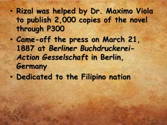 Rizal's Two Novels | PPTX