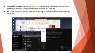 Practical examples for different types of operating systems. | PPT