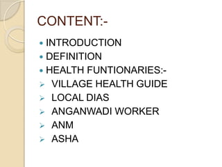 TRAINING/SUPERVISION COLLABORATION WITH OTHER FUNCTIONARIES IN ...