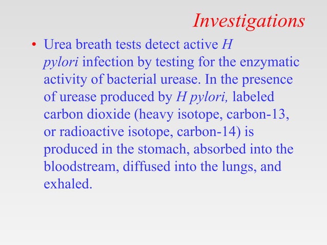 H.Pylori and peptic ulcer.pptx | Digestive Disorders | Diseases and ...