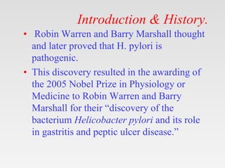 H.Pylori and peptic ulcer.pptx