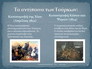 H ΕΠΑΝΑΣΤΑΣΗ ΣΤΑ ΝΗΣΙΑ ΤΟΥ ΑΙΓΑΙΟΥ | PPTX