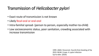 H.-pylori infection. H.-pylori infection. | PPTX