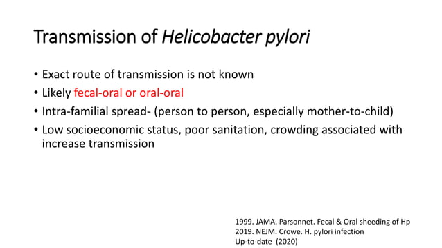 H.-pylori infection. H.-pylori infection. | PPT