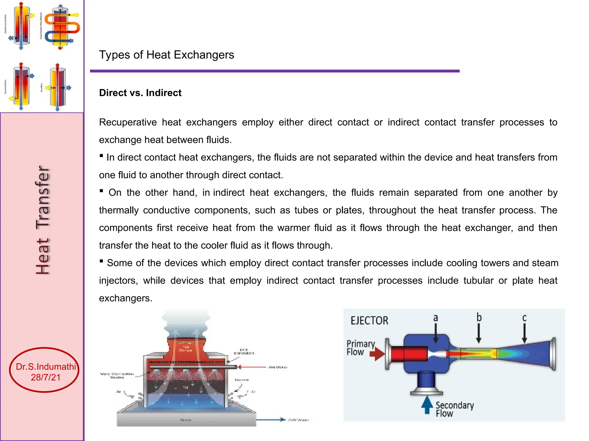 Heat Exchangers topic in heat transfer.ppt