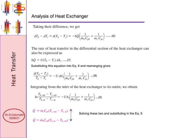Heat Exchangers topic in heat transfer.ppt
