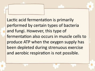 Types of Fermentation Types of Fermentat | PPTX