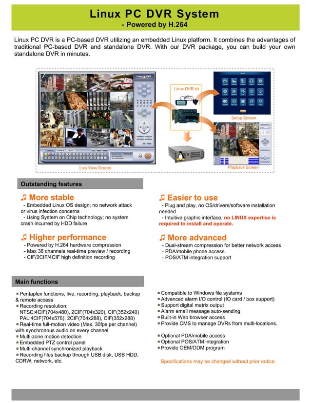H 264 Pc Based Dvr | PDF