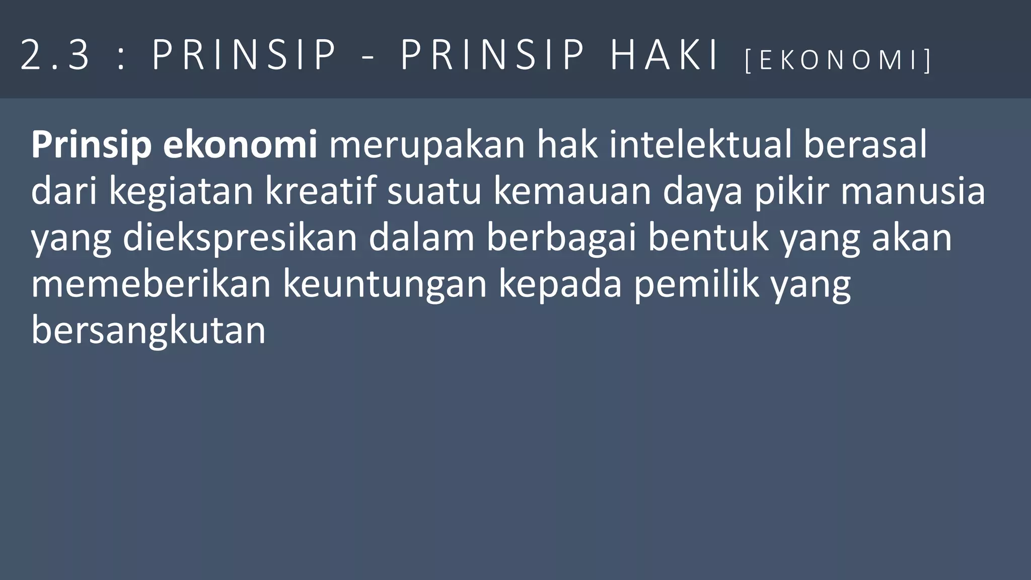 Hak Kekayaan Intelektual [ HaKI ] | PPTX