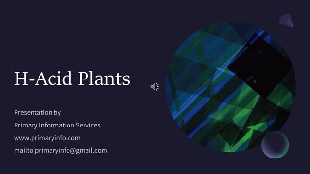 H acid-plants | PPT