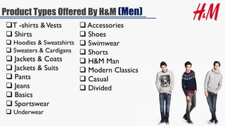 Presentation on H & M Marketing Analysis | PDF