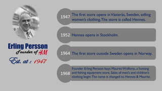 Presentation on H & M Marketing Analysis | PDF