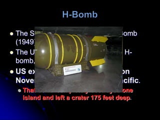 H bomb & brinkmanship | PPTX
