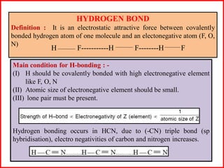 H bonding | PDF