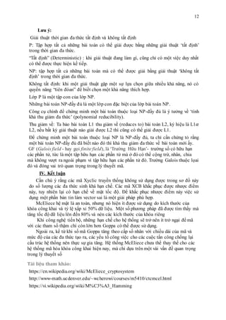 Hệ mật mã Mcelice | PDF