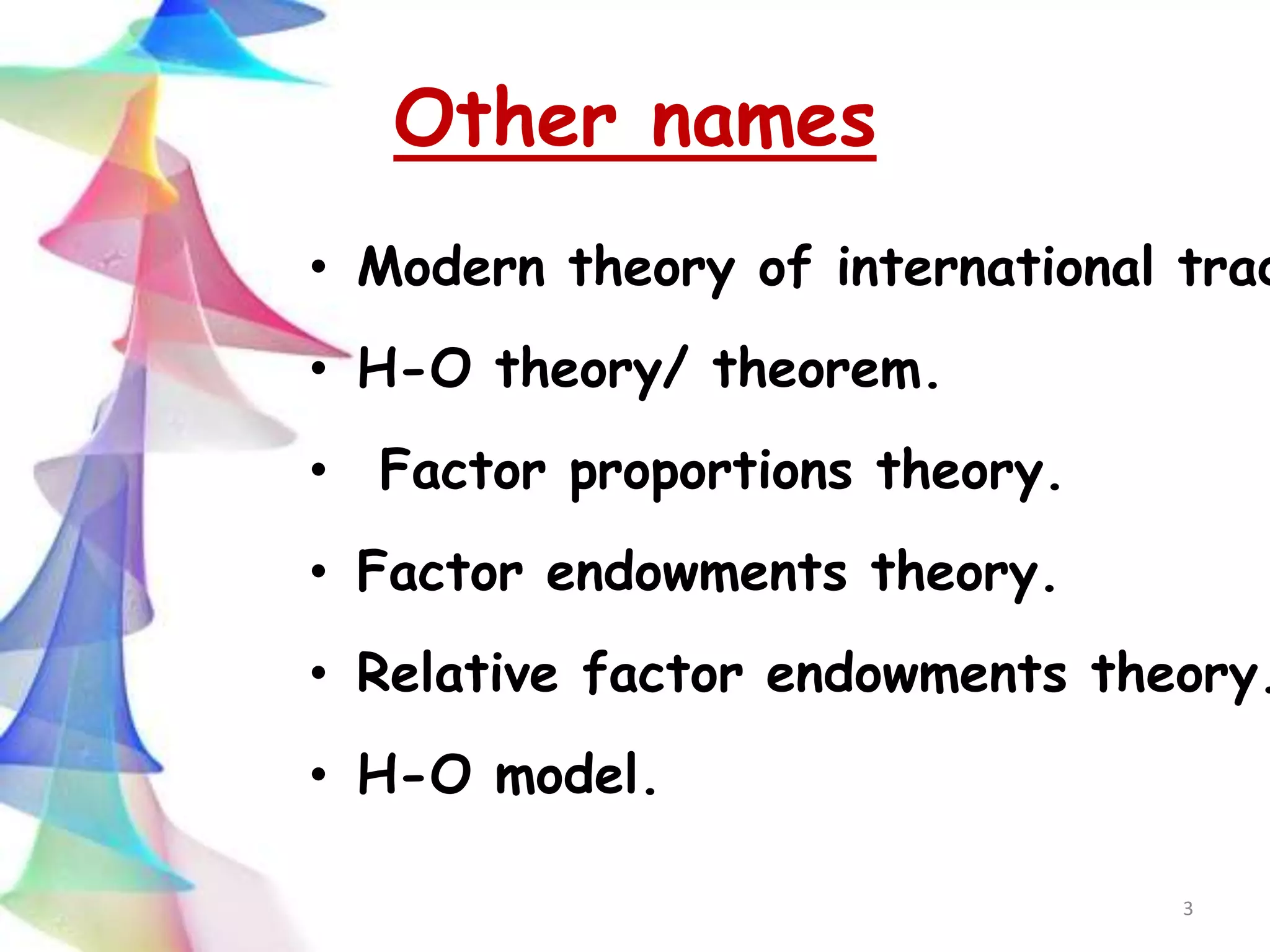 The Hecksher Ohlin Theory | PPTX | Business | Business and Finance