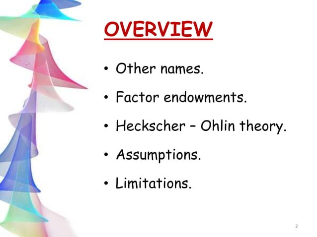 The Hecksher Ohlin Theory | PPTX | Business | Business and Finance