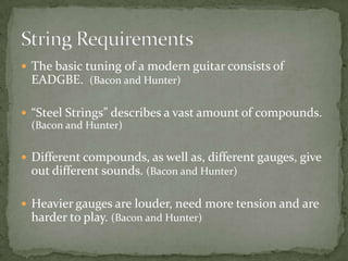 The History and Styles of The Guitar | PPTX