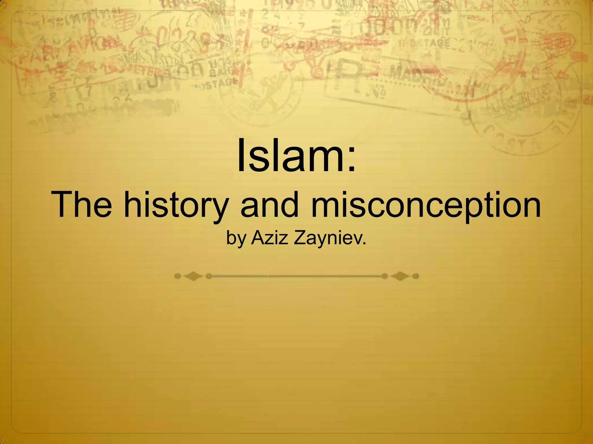 Presentation Islam | PPTX | Islam | Religion & Spirituality