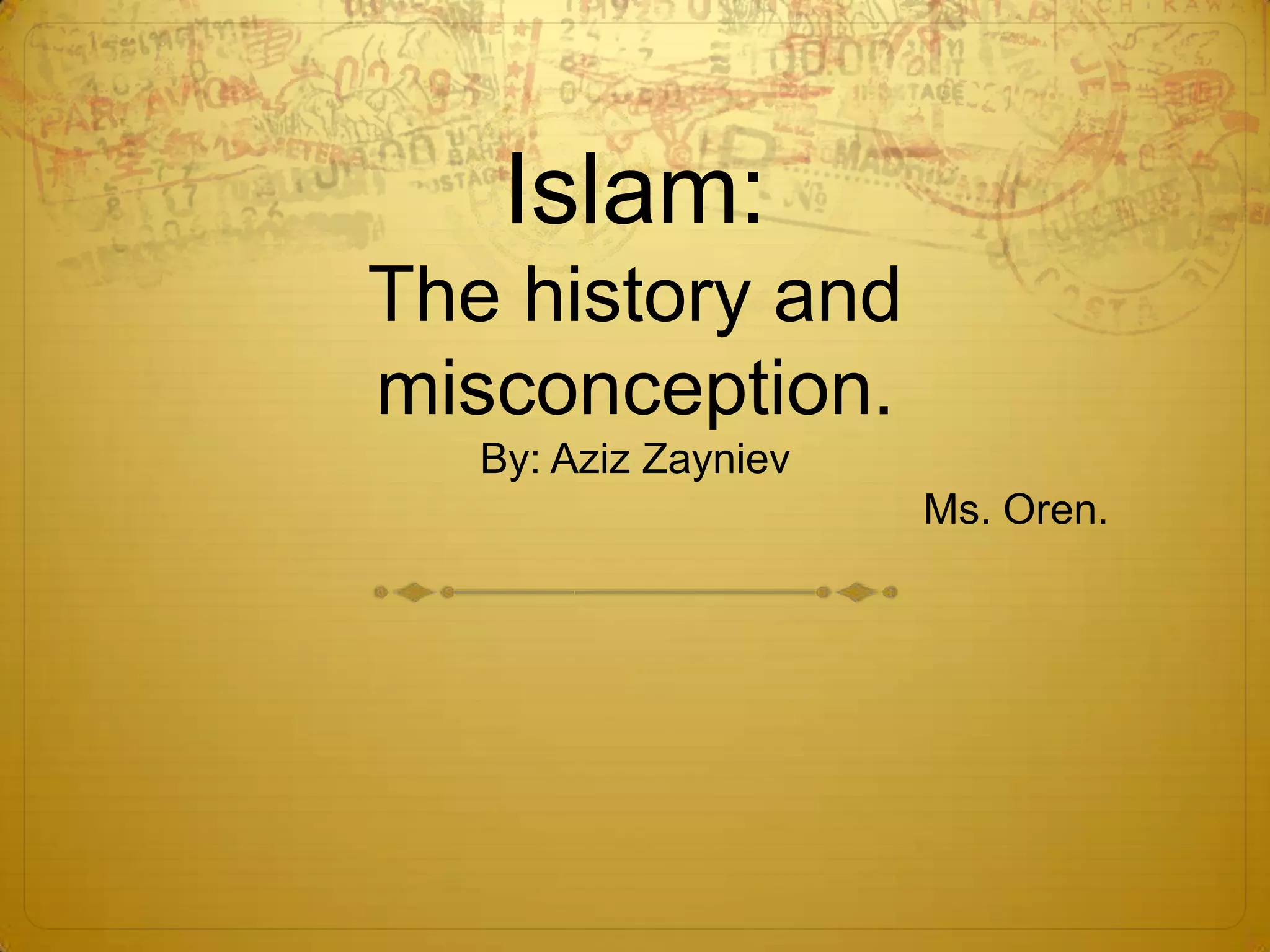 Presentation Islam | PPTX | Islam | Religion & Spirituality