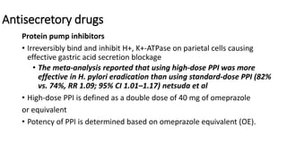 Helicobacter Pylori current medical management, | PDF