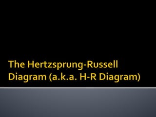 H r diagram | PPT