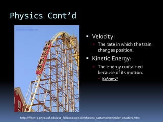 SGP Roller Coaster Physics | PPTX