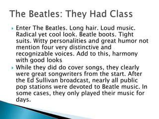 Senior Graduation Project - The Beatles | PPTX